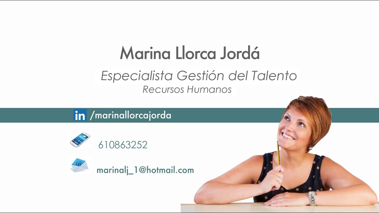 Vídeo-currículum Marina Llorca - YouTube