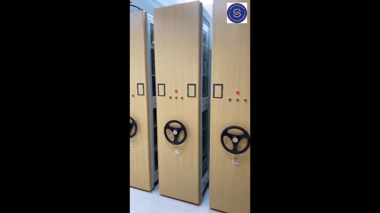 Mechanical - Electrical Mobile Racking System - YouTube