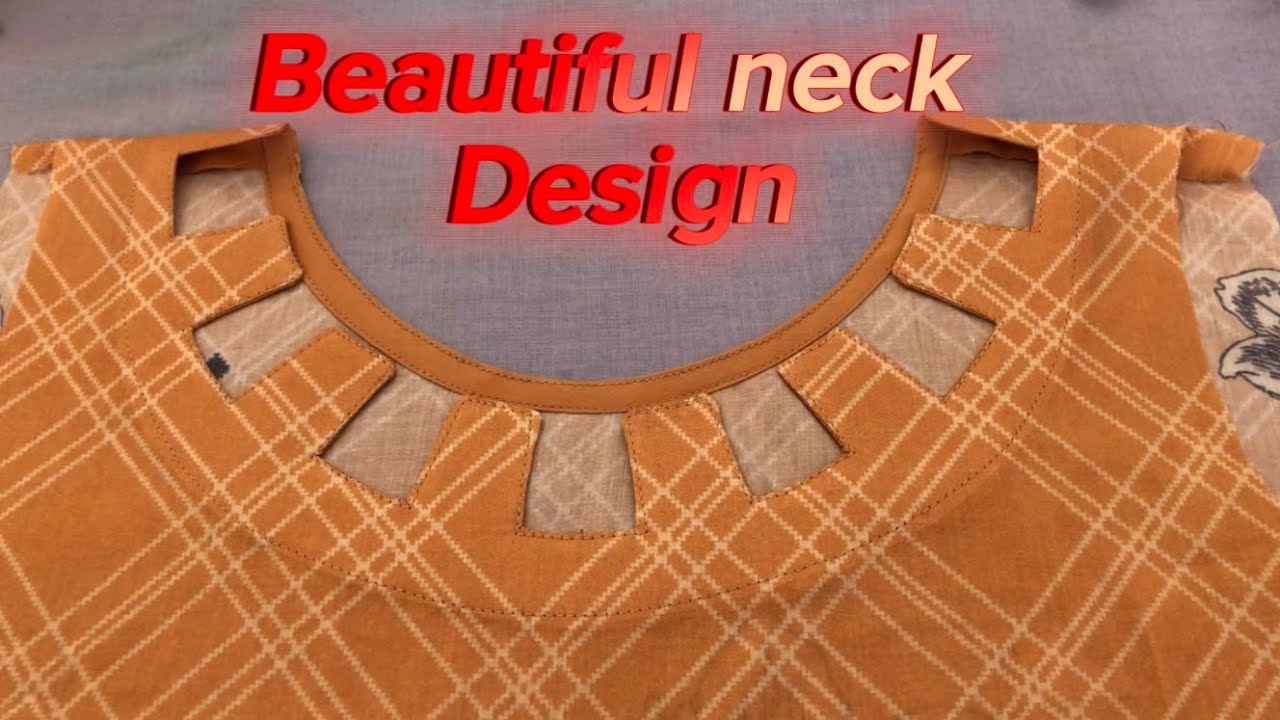 Beautiful neck design cutting and stitching//new latest neck design ...