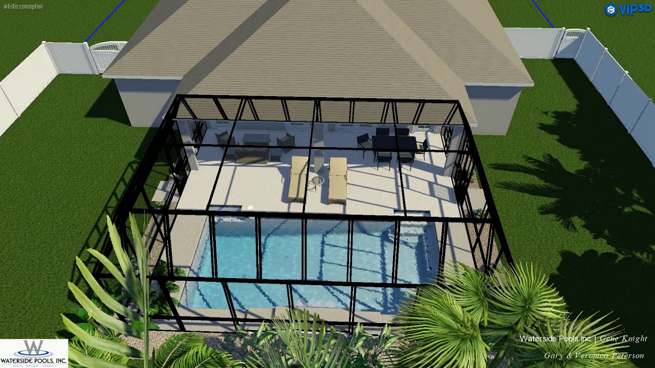 Vip3D - 3D Swimming Pool Design Software - YouTube