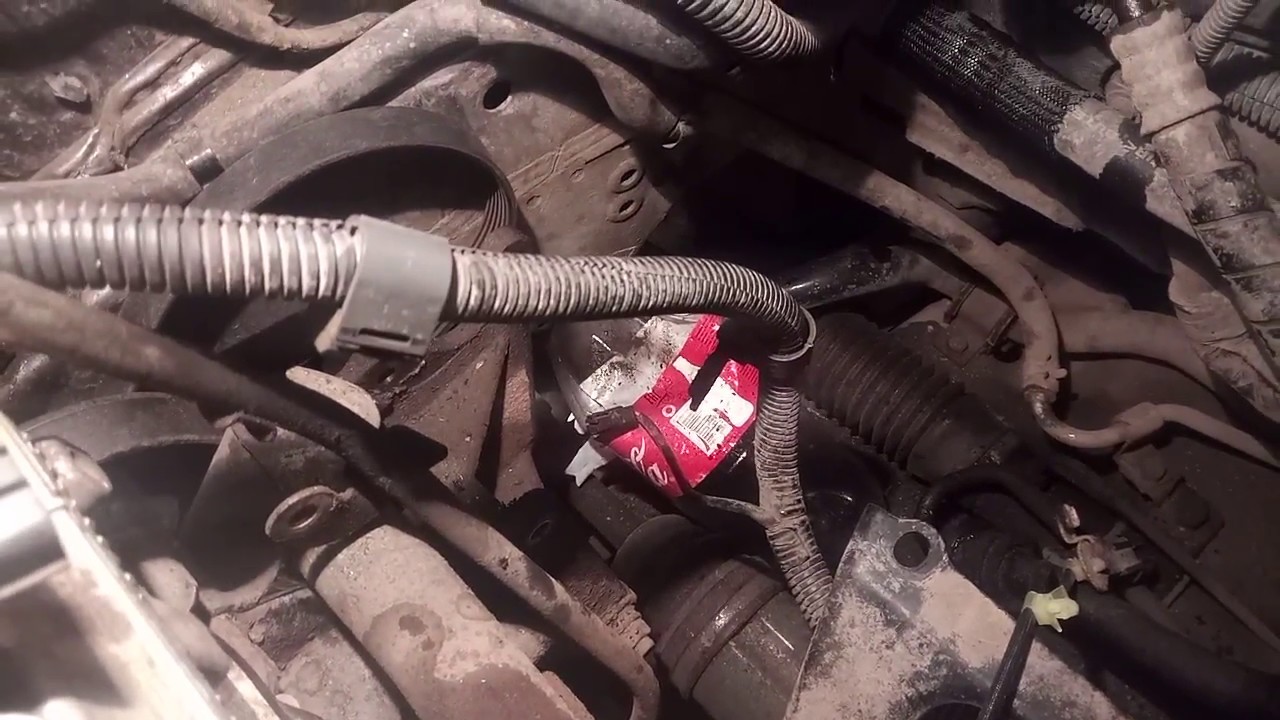 Снятие насоса Гура 4g69 MN100472 Mitsubishi Outlander 2003-2008 - YouTube