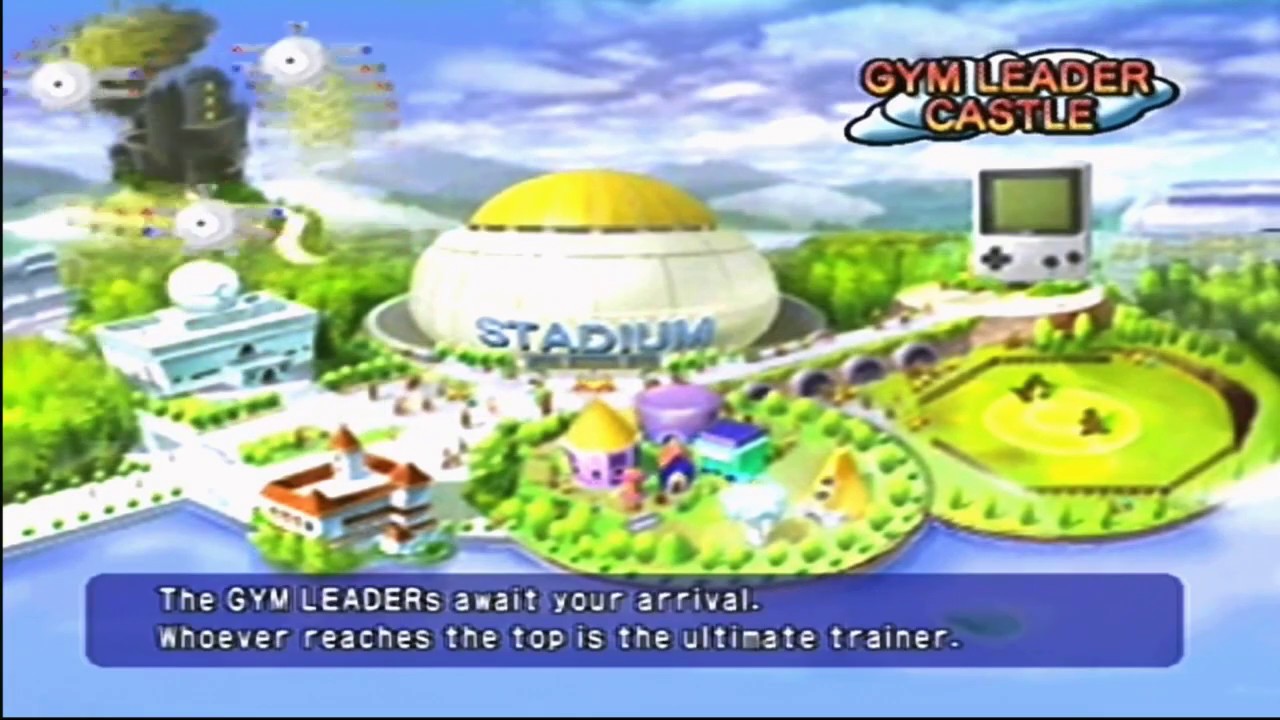 Pokémon Stadium - Gym Leader Castle (Pewter Gym) - YouTube