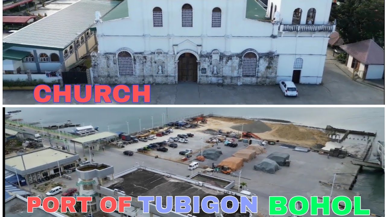 tubigon port and aerial view of tubigon bohol @bainantevlog7282 - YouTube