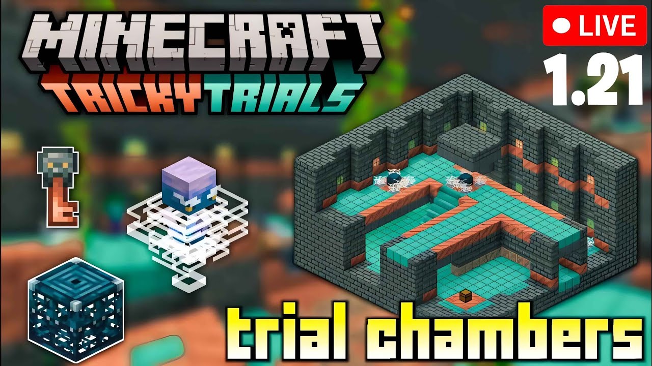 Exploring New Minecraft 1.21 Update In Live || TRICKY TRAILS || # ...