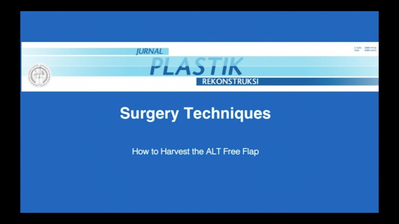 How to Harvest the Anterolateral Thigh Free Flap. - YouTube