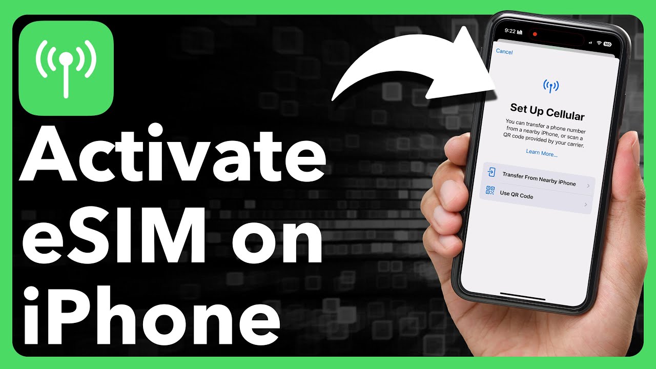 How To Activate eSIM On iPhone - YouTube