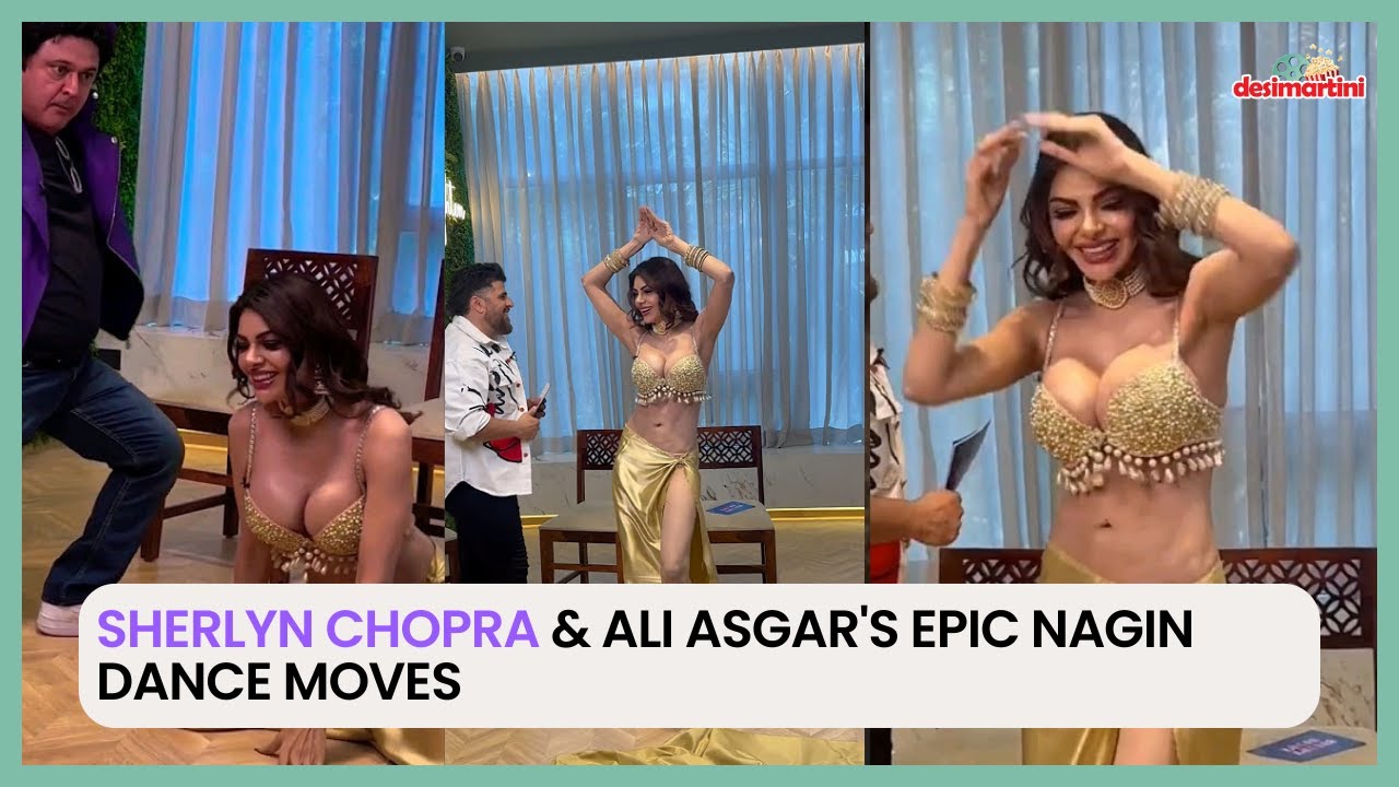 Best Moments of Sherlyn Chopra and Ali Asgar's Amazing Nagin Dance!👀💕 | #sherlynchopra #aliasgar ...