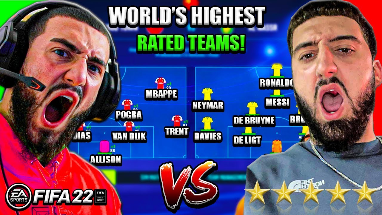 MY BROTHER Builds The Highest RATED TEAM ON FIFA 22 - SAVVA vs BROTHER ...