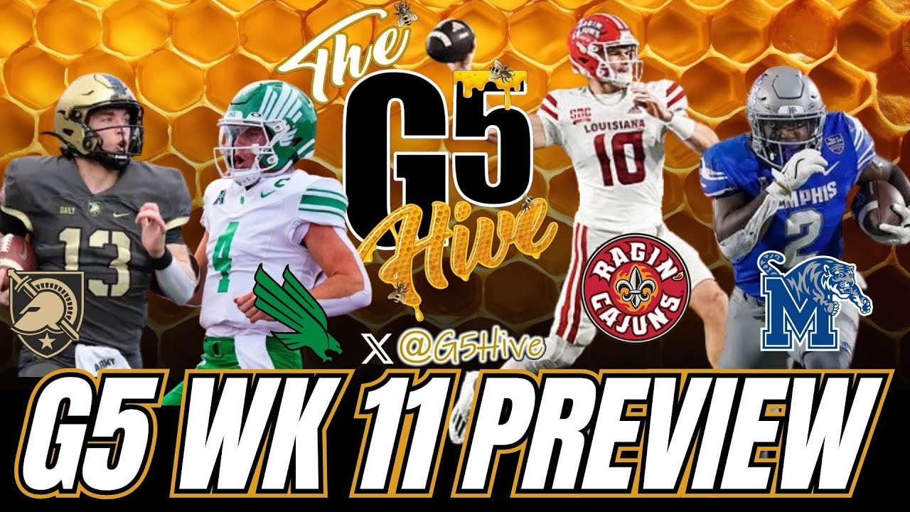 G5 College Football Week 11 Mid-Week Games Preview - YouTube