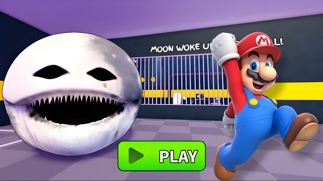 MOON WOKE UP PRISON RUN! (OBBY!) – SUPER MARIO VS THE COSMIC NIGHT ...