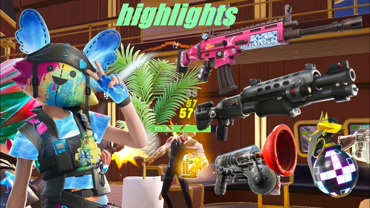 double g bombs! chapter 2 remix E6 zero build solo highlights ...