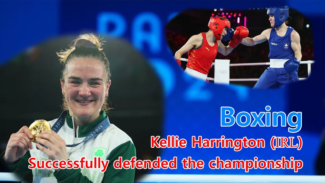 Boxing: Kellie Harrington (IRL) retains women's 60kg gold - YouTube