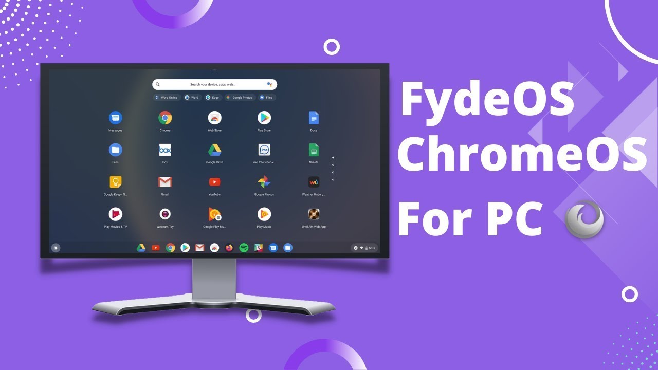 Install FydeOS ChromeOS | SubSystem Android & Linux - YouTube