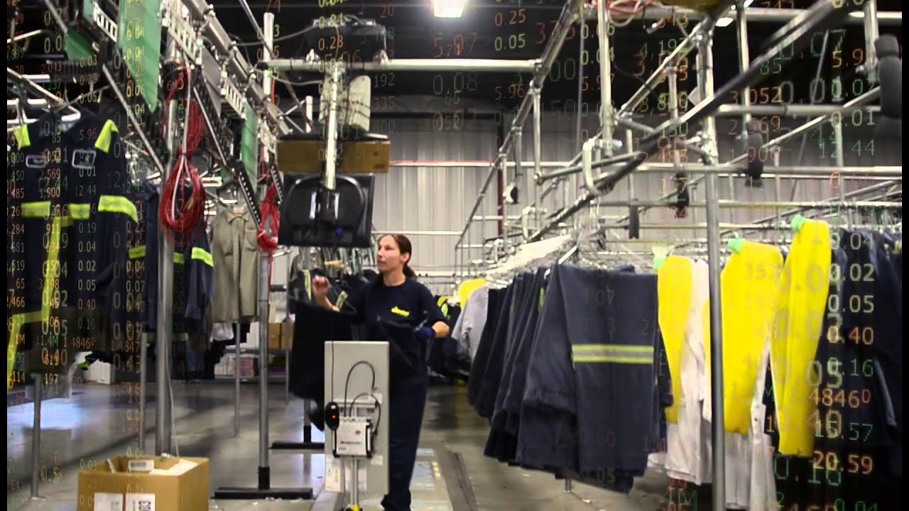 Model Uniforms with RFID Technology - YouTube