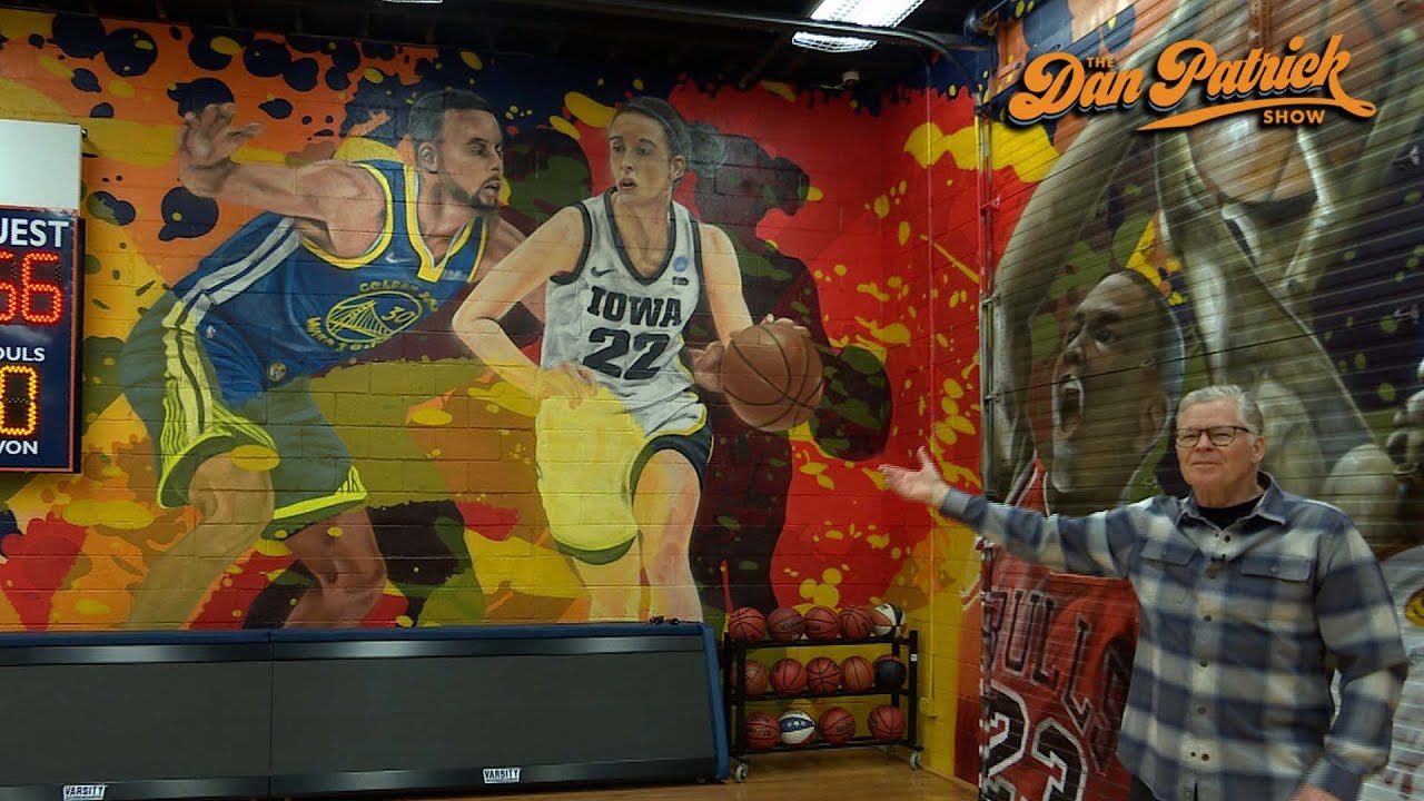 Look In: Dan Patrick Unveils The Newest Mural In The Mancave | 3/11/24 ...