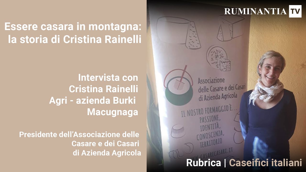 Essere casara in montagna: la storia di Cristina Rainelli - YouTube
