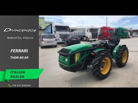 Ferrari Thor 80 AR - Trattori Usati - Used Tractors - YouTube