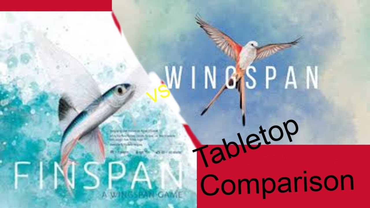 Tabletop Comparison - Finspan vs Wingspan - YouTube