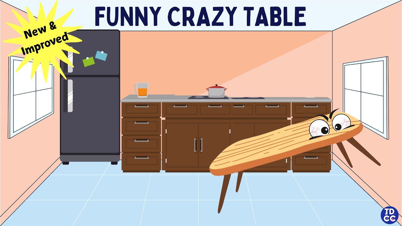 Improved Funny Crazy Table - YouTube