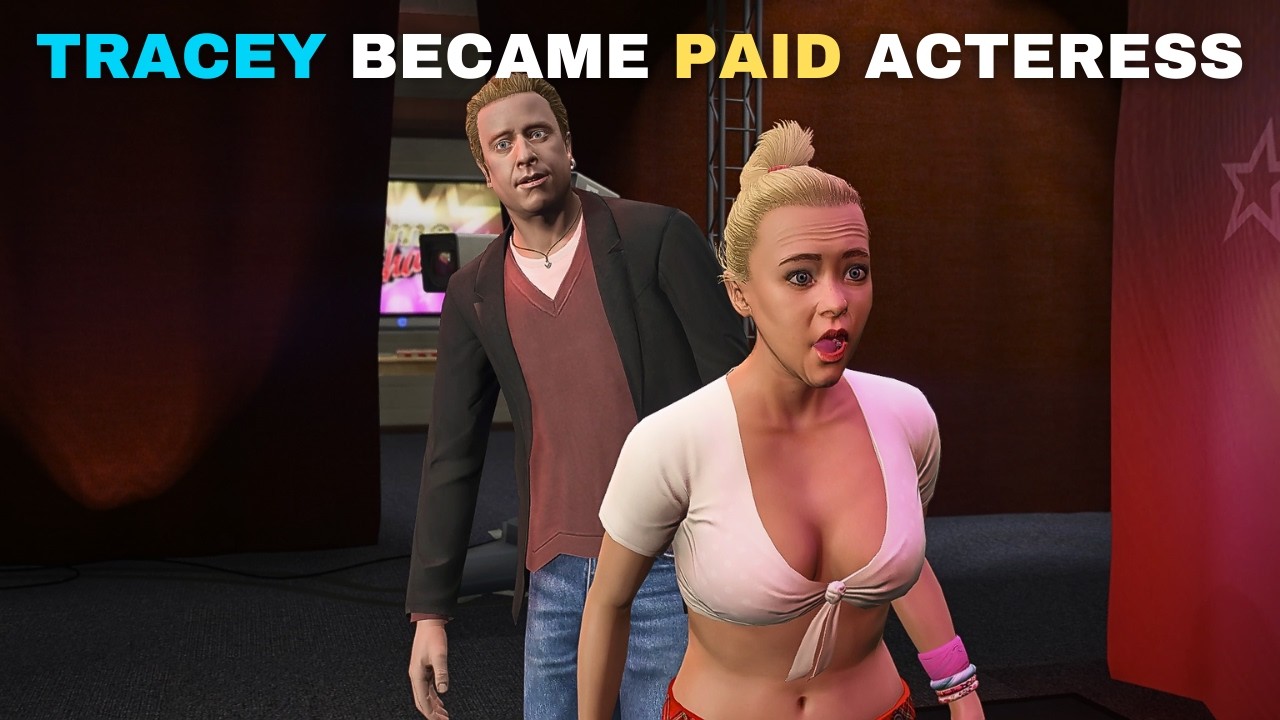 TRACEY BECAME $999999 PAID ACTERESS | GTA V GAMEPLAY | HINDI STORY - YouTube