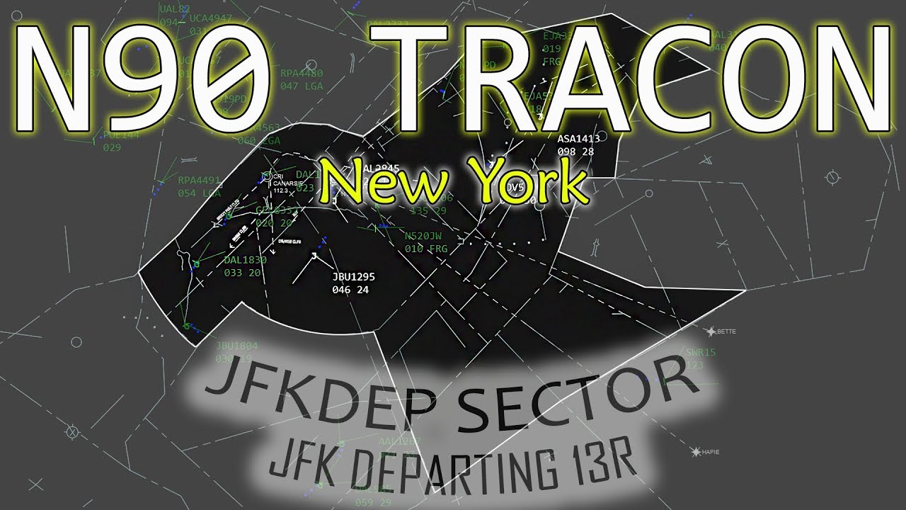 ATC RADAR | [ N90 ] New York Tracon (JFKDEP SECTOR) | Chaos at ...
