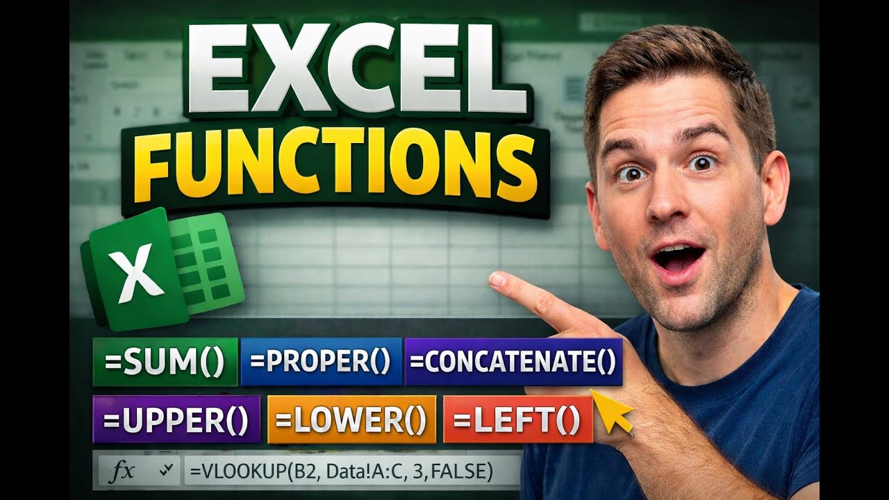 Excel Functions - YouTube