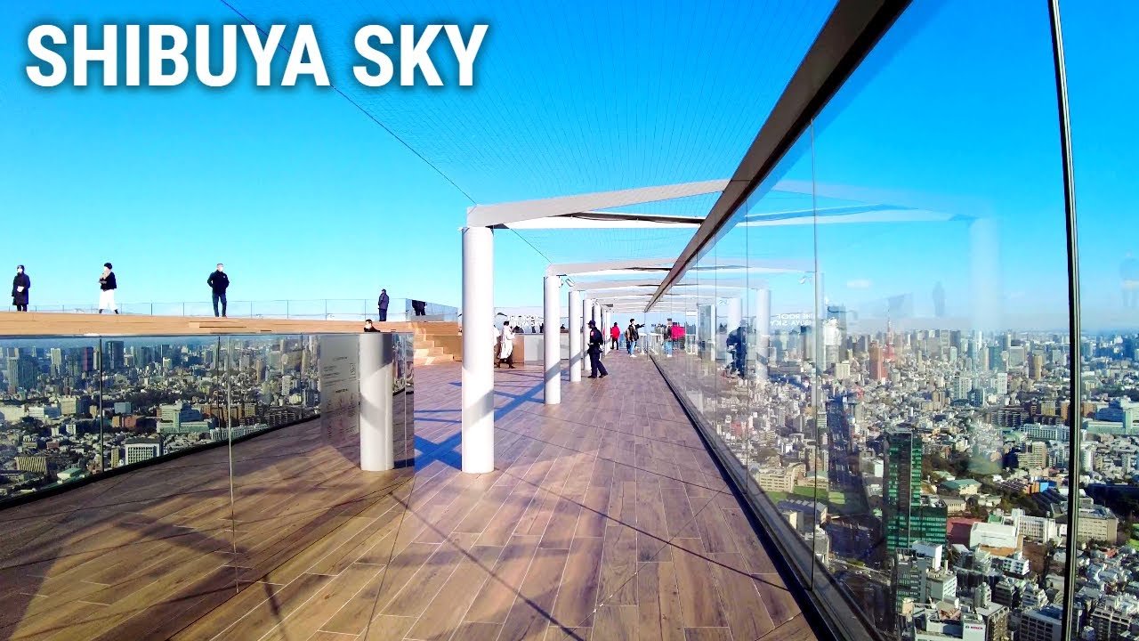 4K Almost Empty SHIBUYA SKY at Shibuya Scramble Square in Tokyo, Japan ...