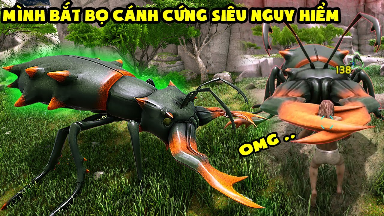 ARK Monster Hunter #16 MÌNH BẮT BỌ CÁNH CỨNG SIÊU NGUY HIỂM VÀ CÁI KẾT ...