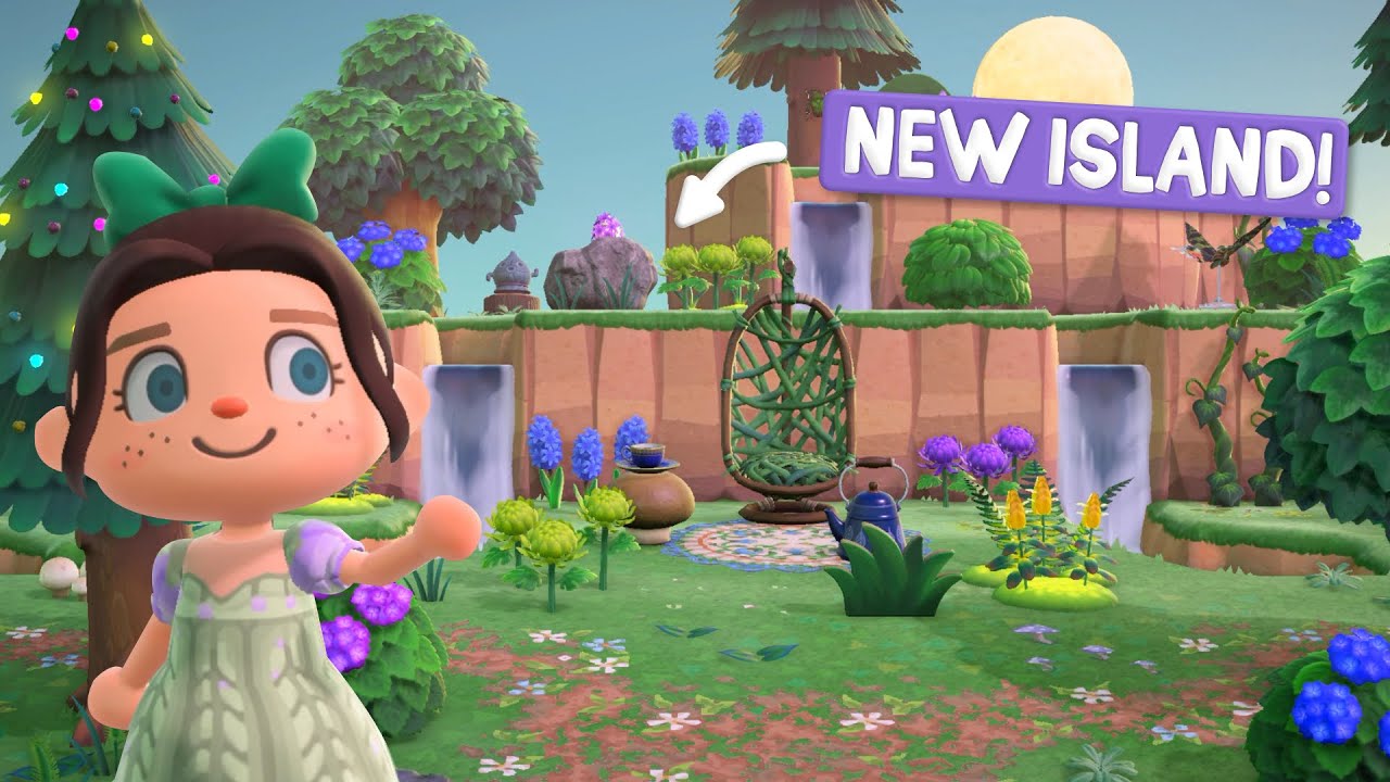 Enchanted Forest Entrance Speed Build! 🌲 | Animal Crossing New Horizons ...