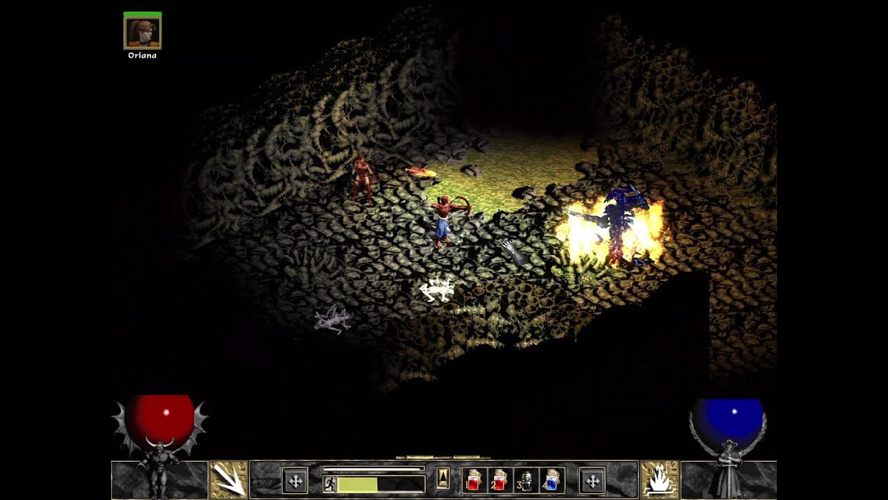 Diablo Back to Hellfire Mod - Monk Playthrough #10 Killing The Defiler ...