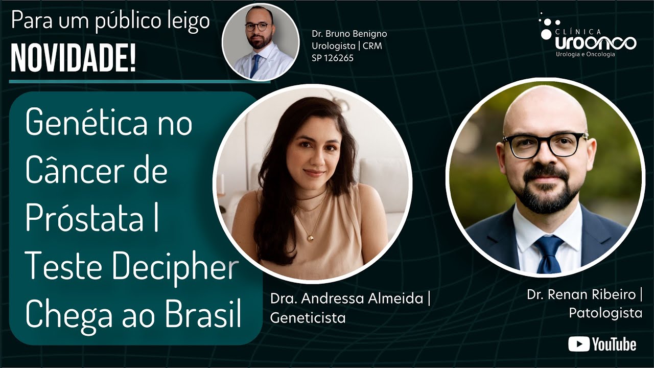 Decipher | Brasil Além do PSA: Como Genética Está Transformando o Câncer de Próstata. - YouTube