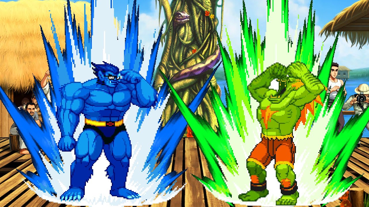 BEAST VS BLANKA! INSANE WILD BATTLE! - YouTube