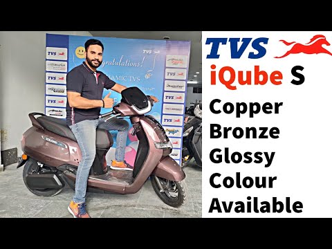 TVS iQube S | Copper Bronze Glossy Colour | Price | Delivery | Subsidy ...