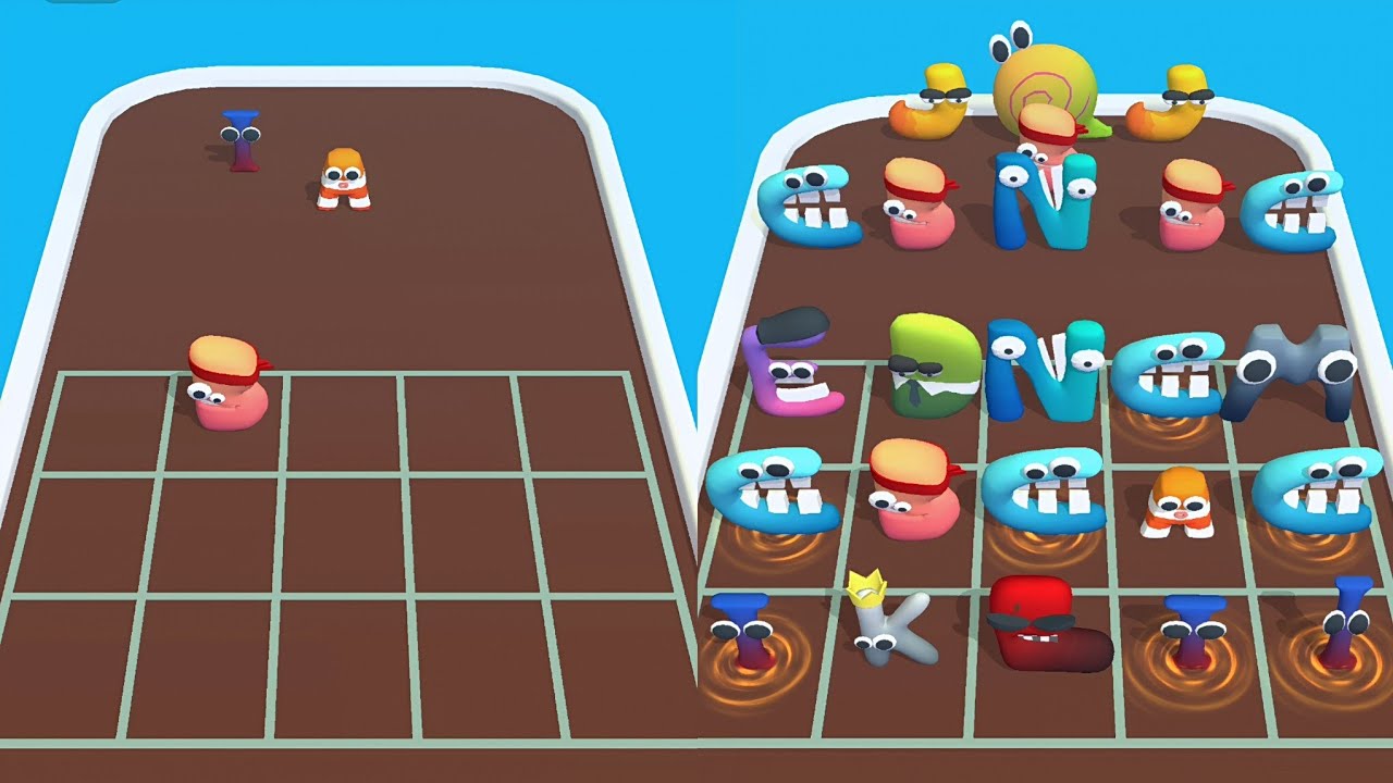 Max Level Gameplay In Merge ABC Game - YouTube