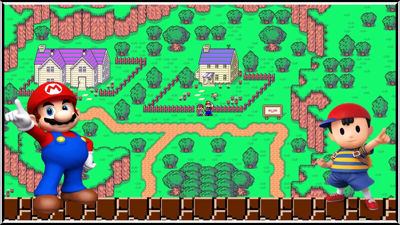 Super Mario and Earthbound mashup - YouTube