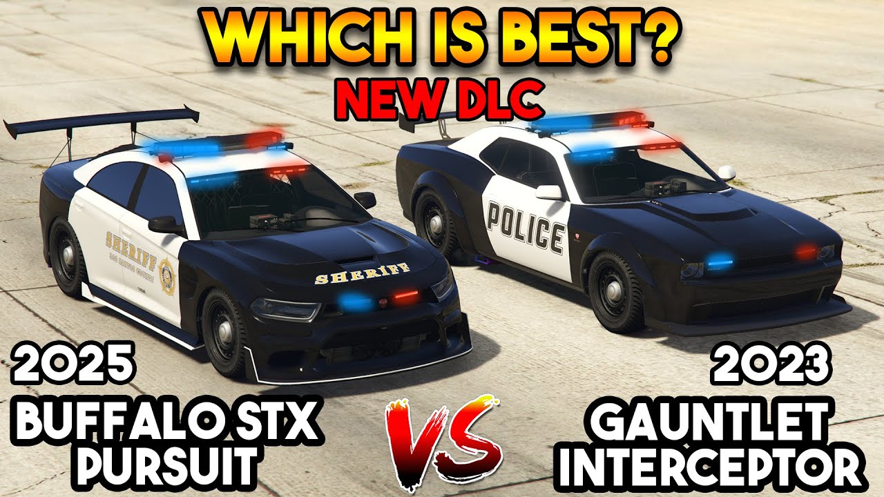 GTA 5 ONLINE : BUFFALO STX PURSUIT VS GAUNTLET INTERCEPTOR (WHICH IS ...