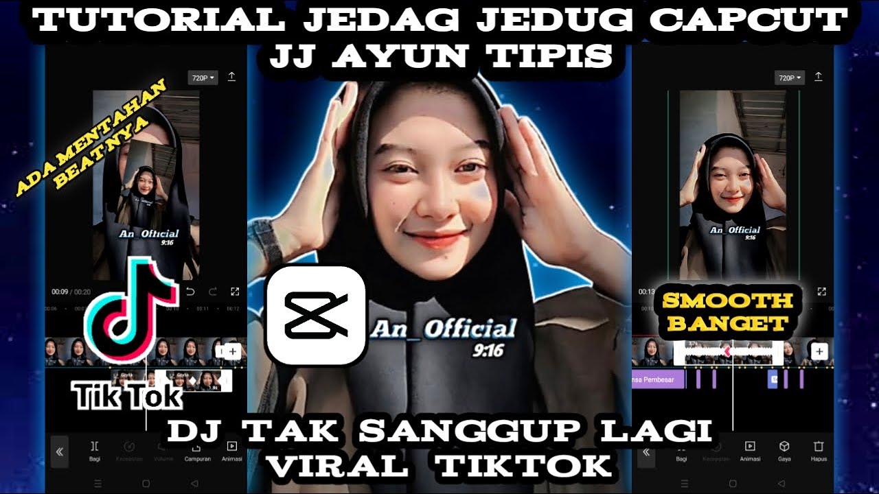 Tutorial Edit Jedag Jedug Capcut JJ Ayun Tipis || Dj Tak Sanggup Lagi Viral Tiktok - YouTube