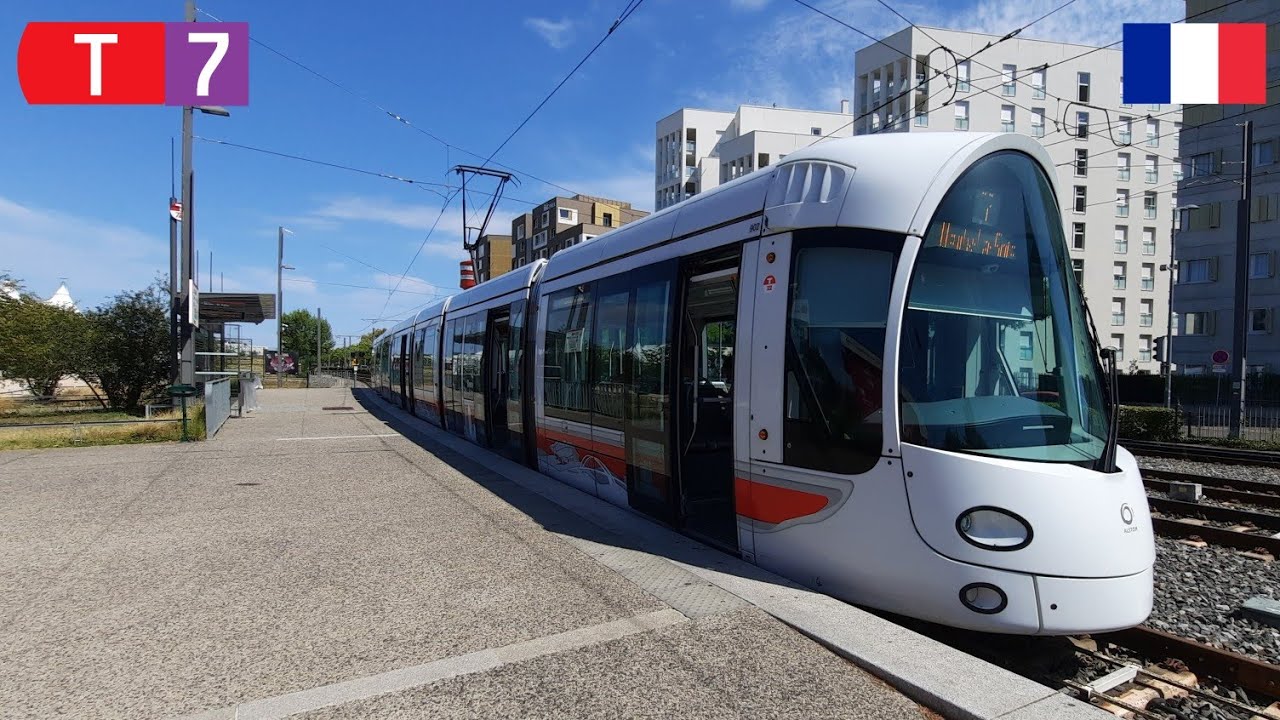 Ligne T7 de Tramway de Lyon - YouTube