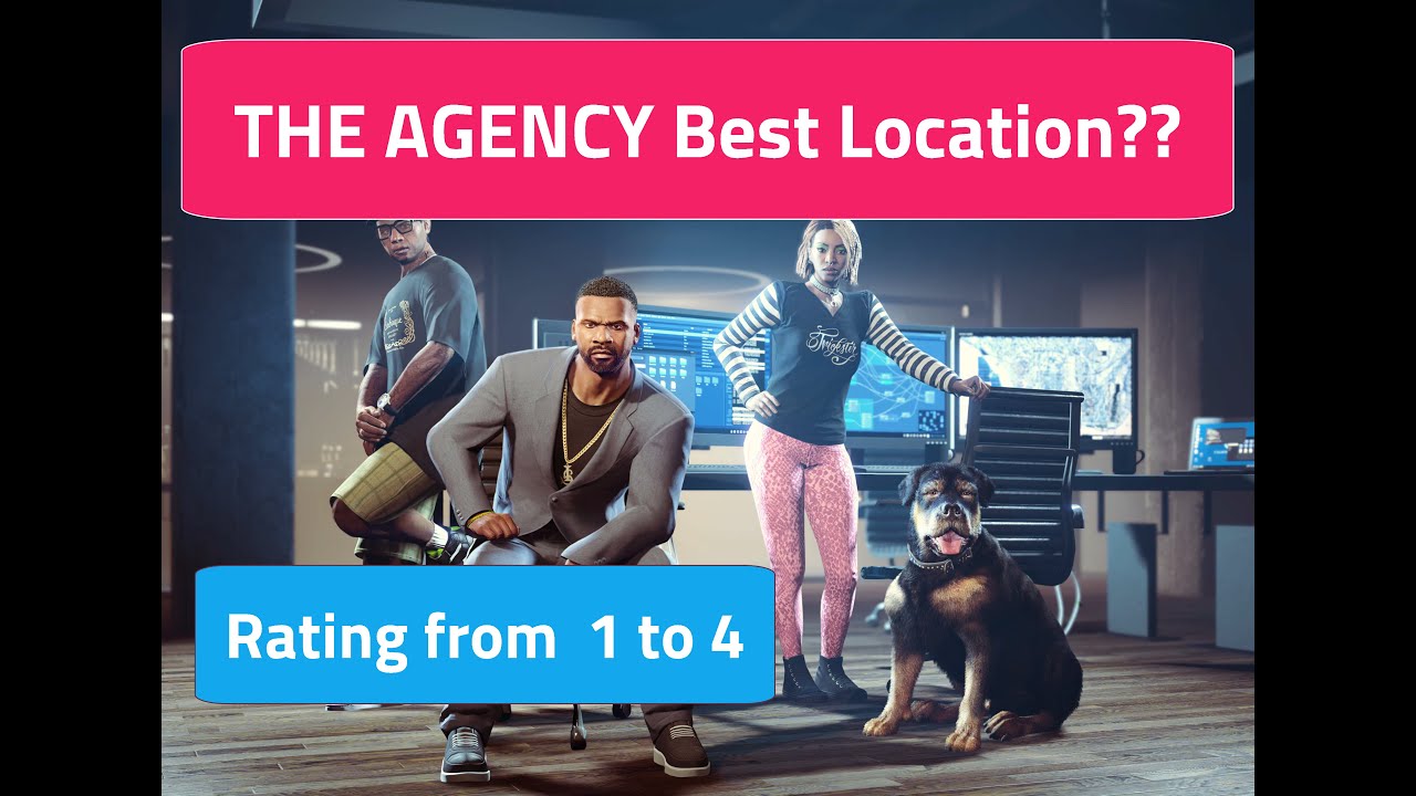 GTA Online: THE AGENCY Best Location - Agency Locations rating Top 4 ...