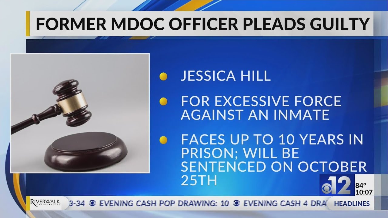 Former MDOC officer pleads guilty to using excessive force - YouTube