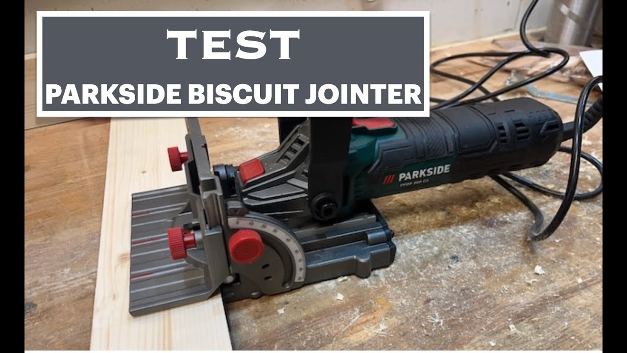TESTI! Parkside biscuit jointer - YouTube