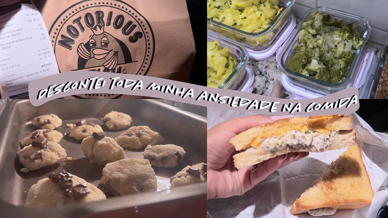 VLOG, FUI NO NOTORIOUS FISH A , MARMITAS PRA DIETA, COOKIES QUE DERAM ...