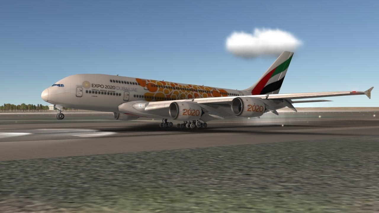 [RFS Real Flight Simulator#177]Emirates A380|Amsterdam-Dubai{6h15min ...