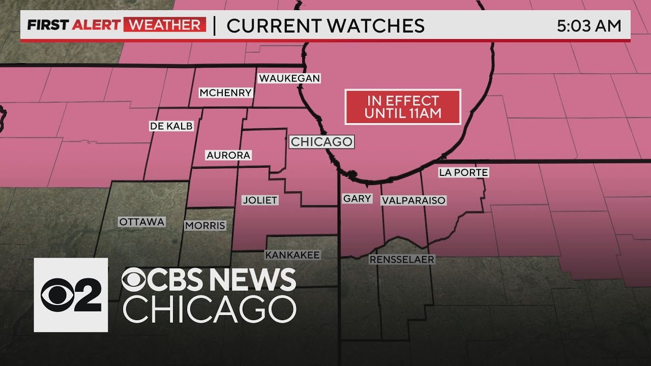 Tracking heavy rain and gusty winds across Chicago | Full Forecast ...
