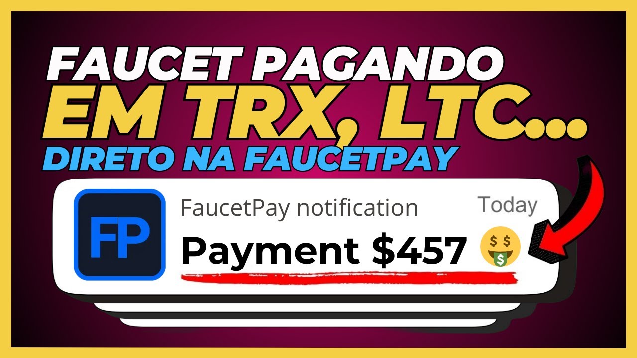 FAUCET PAGANDO EM TRX A CADA 60 SEGUNDOS DIRETO NA FAUCETPAY (Ganhar Tron Grátis) - YouTube