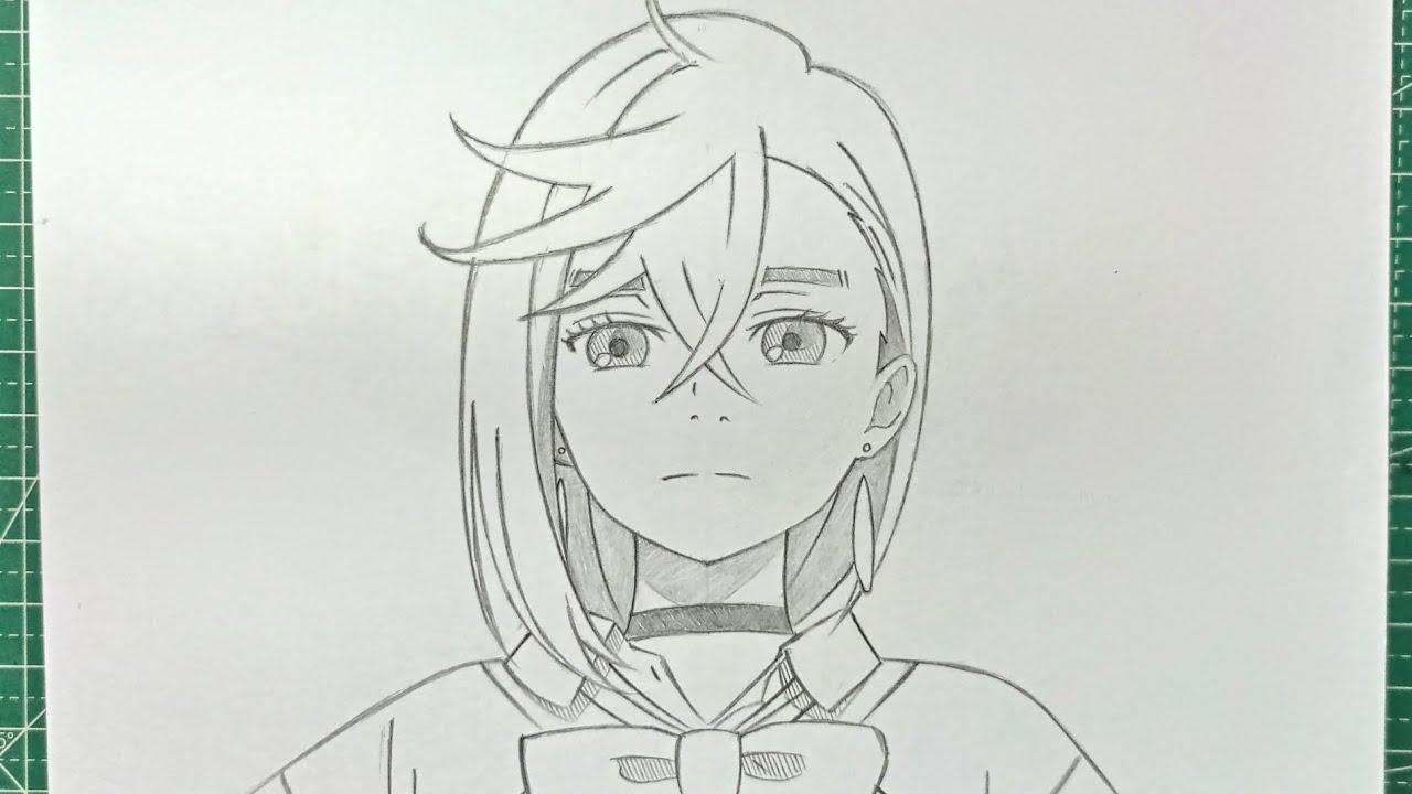 Drawing - Ayase Momo Easy Step-by-step | DANDADAN | Anime Drawing ...