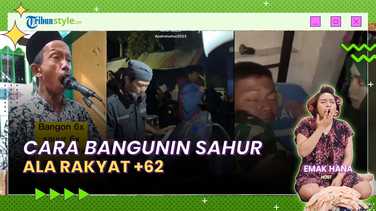 🔴6 Cara Bangunin Sahur ala Rakyat Indonesia, Main Keliling Kampung hingga Ngagetin Lewat Mic ...