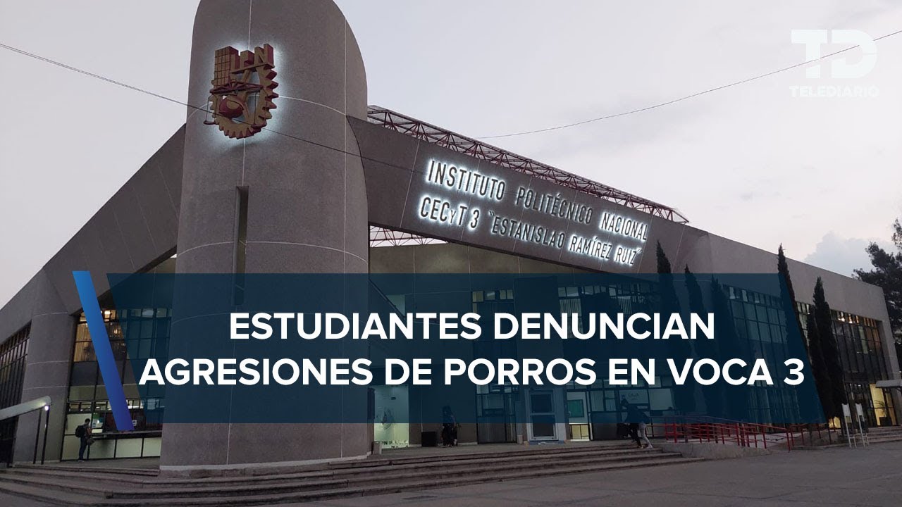 Denuncian agresión de presuntos porros contra alumnos de Voca 3 del IPN - YouTube