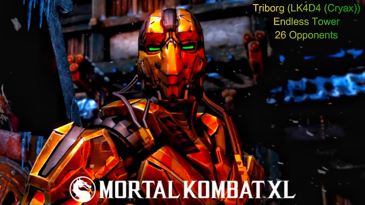 Mortal Kombat XL - Triborg (Cyrax (LK4D4)) Endless Tower - YouTube