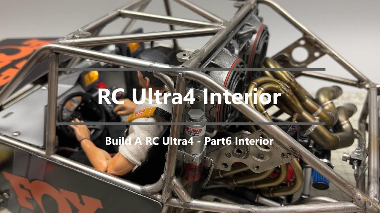 【RC Ultra4 #06】How to build a RC Ultra4?Part 6-Interior/gear lever ...